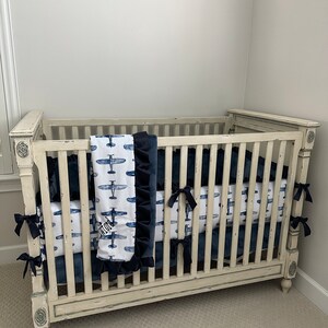 CRIB SHEET in Jeans Denim Hide Minky - Baby Boy Nursery Decor Crib ...