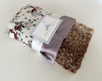 Fawn Print Baby Blanket - Etsy