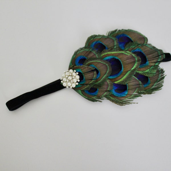 Peacock Headband - Etsy