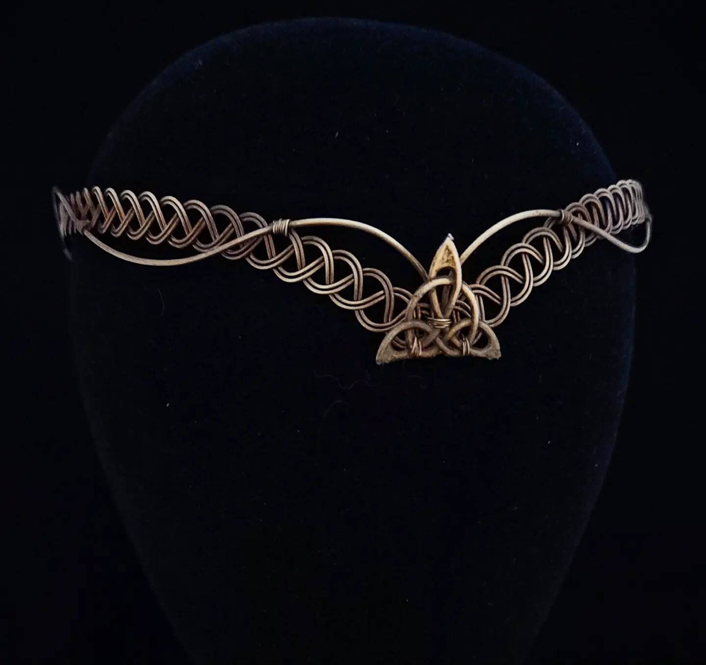 Handmade Brass Circlet Crown With Triquetra Setting. - Etsy UK
