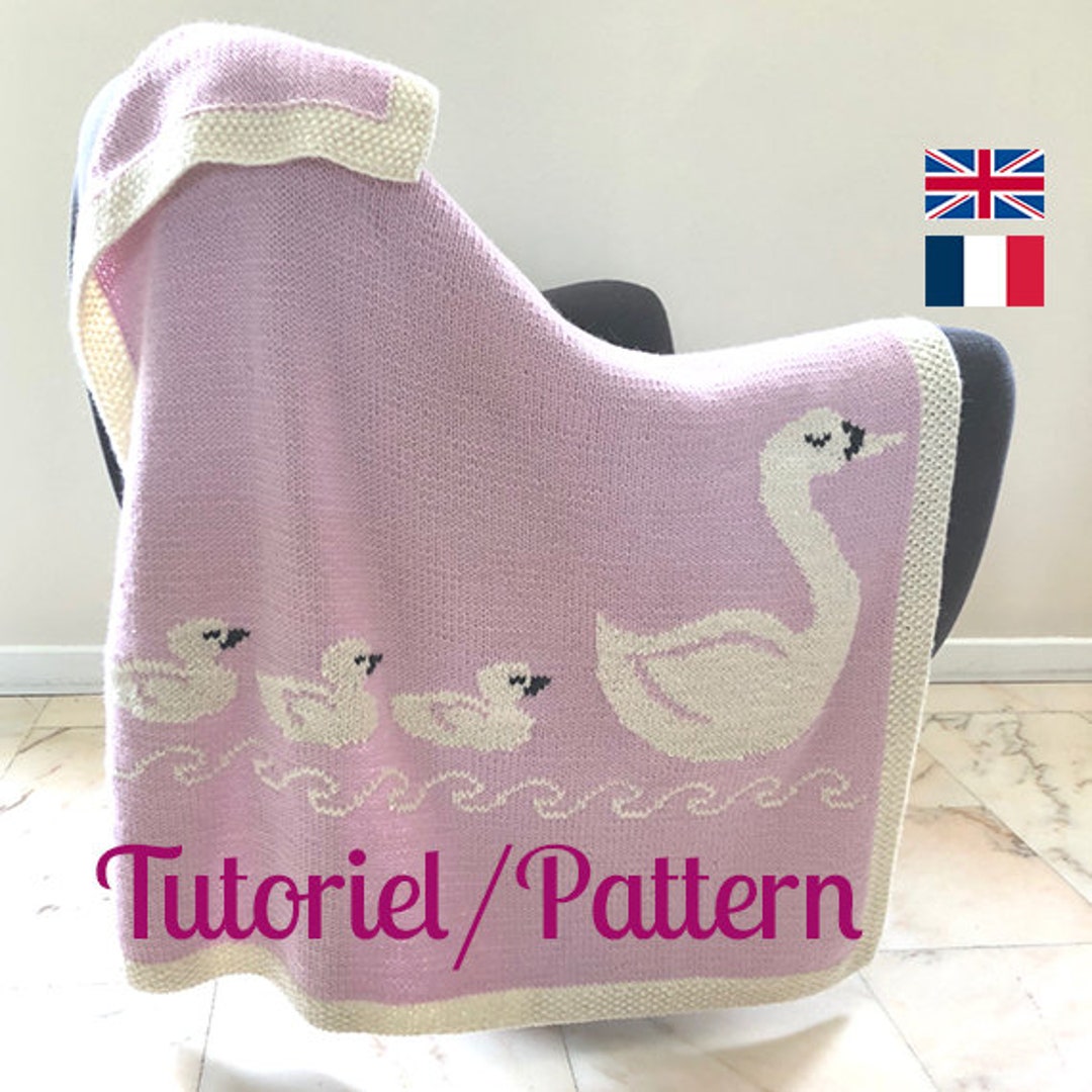 Swan Pattern Swan Chart Knit Pattern Swan Pattern Animal - Etsy