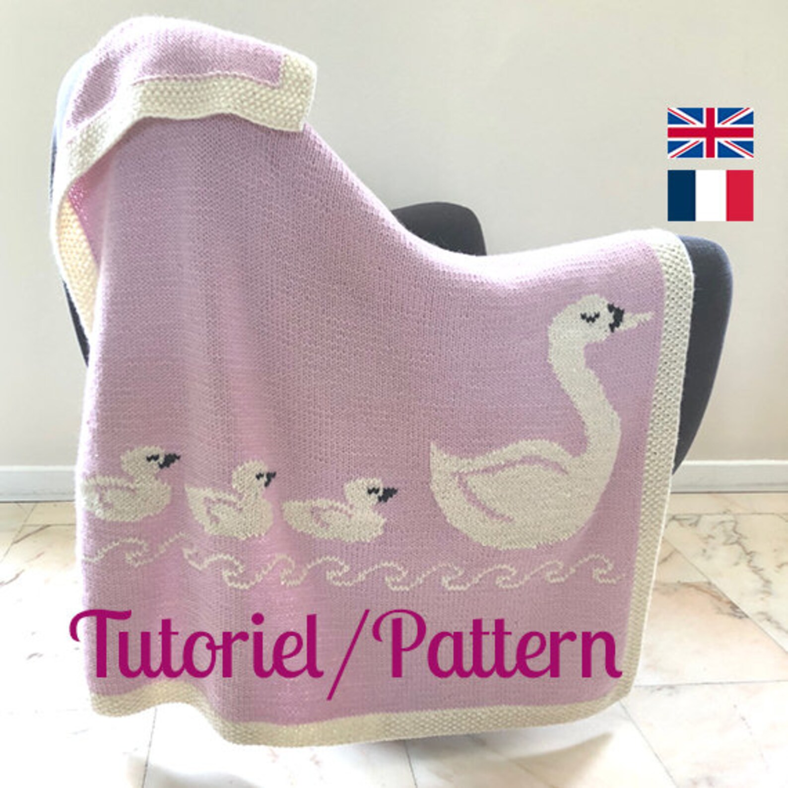 Swan Pattern Swan Chart Knit Pattern Swan Pattern Animal - Etsy