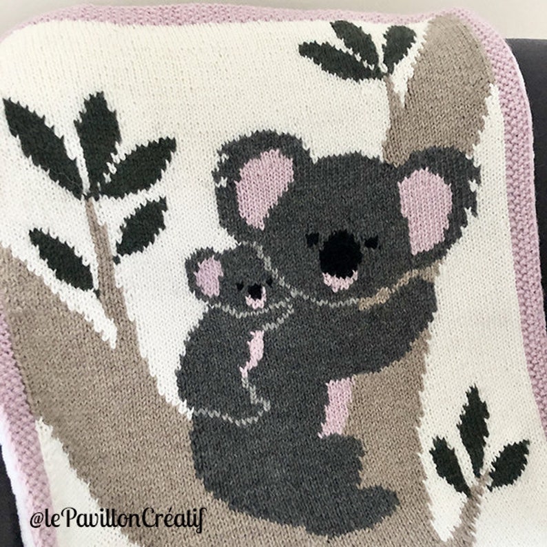 Koala Pattern Knit Chart Koala Chart Knit Pattern Animal - Etsy