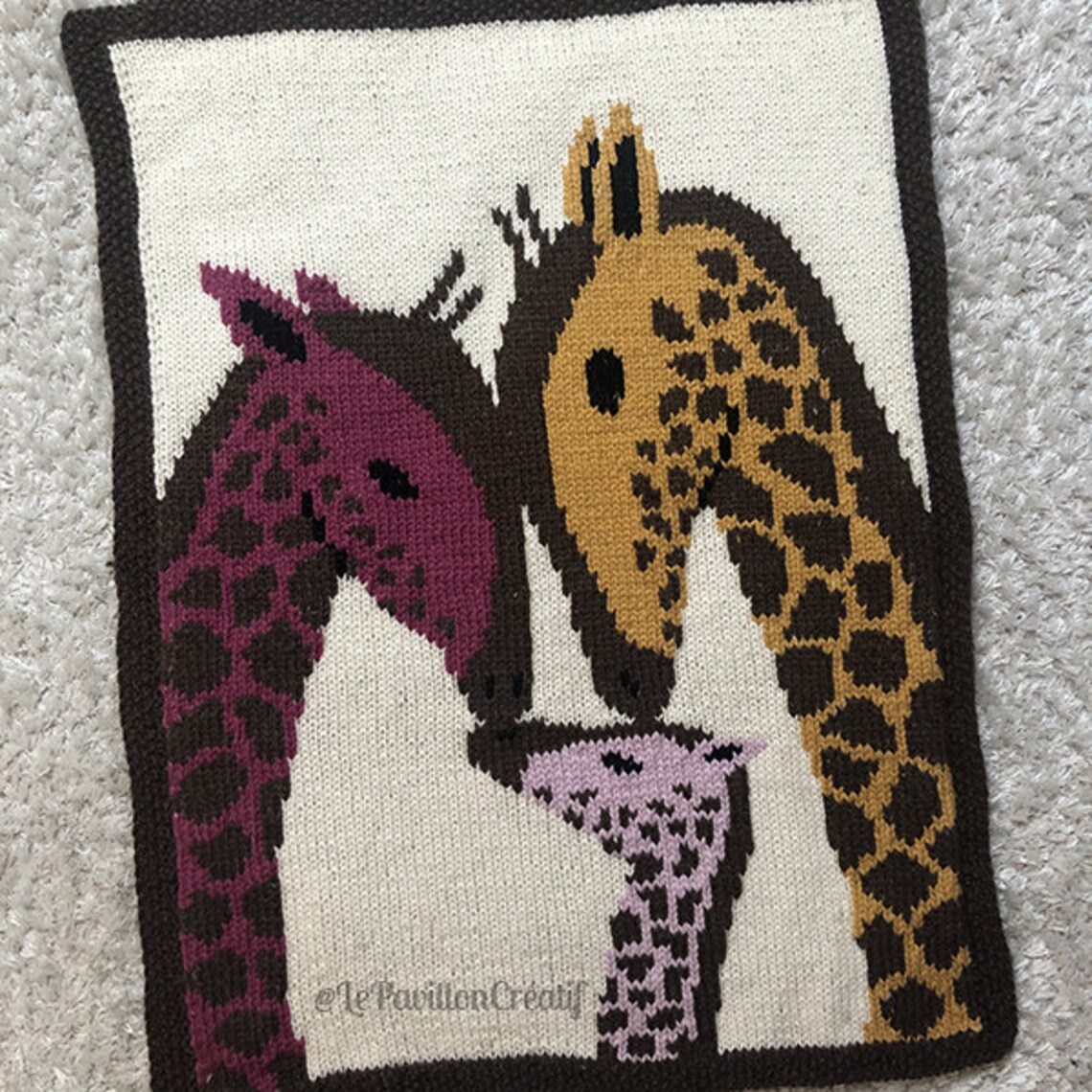 Giraffe Pattern, Knit Chart, Giraffe Chart, Knit Pattern, Giraffe ...
