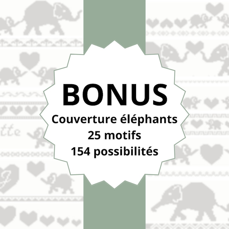 Elephant Pattern Chart Elephant Chart Knit Pattern Knit - Etsy