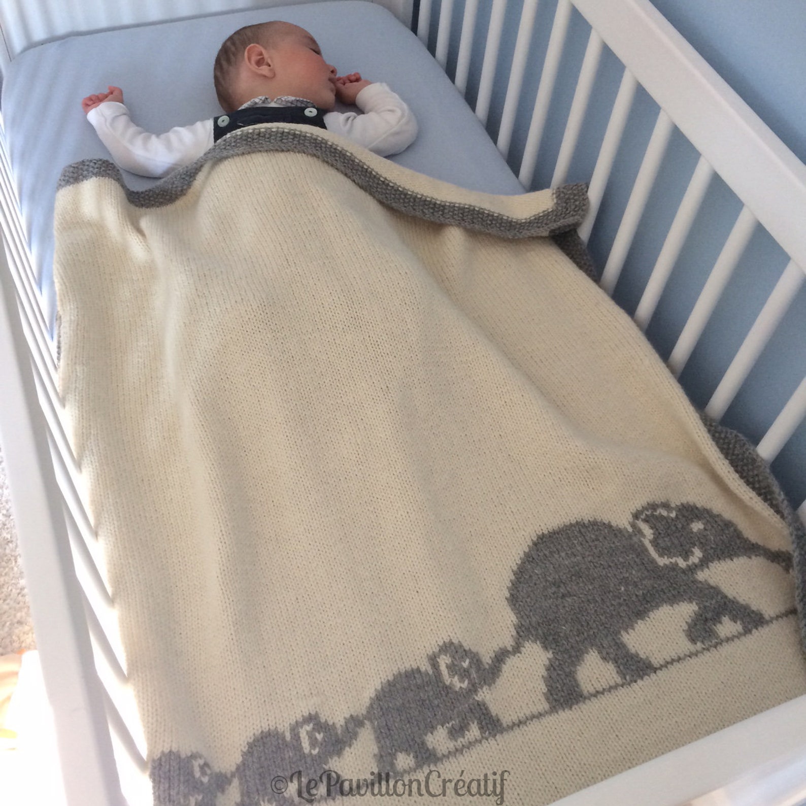 Elephant Pattern Chart Elephant Chart Knit Pattern Knit - Etsy