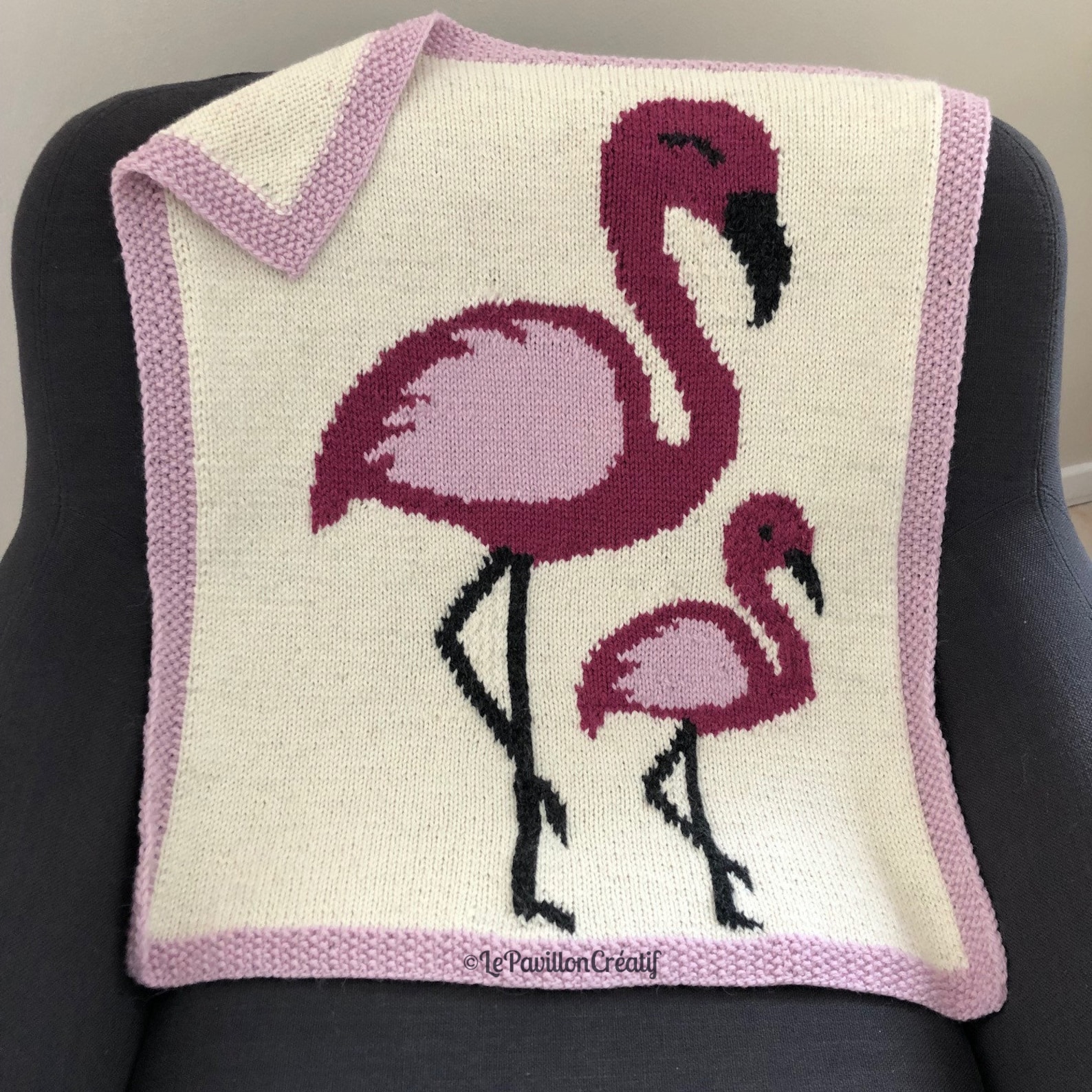 Pink Flamingo Pattern, Flamingo Chart, Flamingo, Knit Pattern, Animal ...