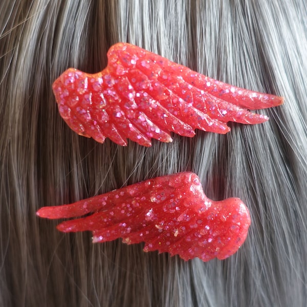 Hot Pink Angel Wings - Etsy
