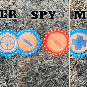 TF2 Team Fortress 2 Bottle Cap Badges - Etsy