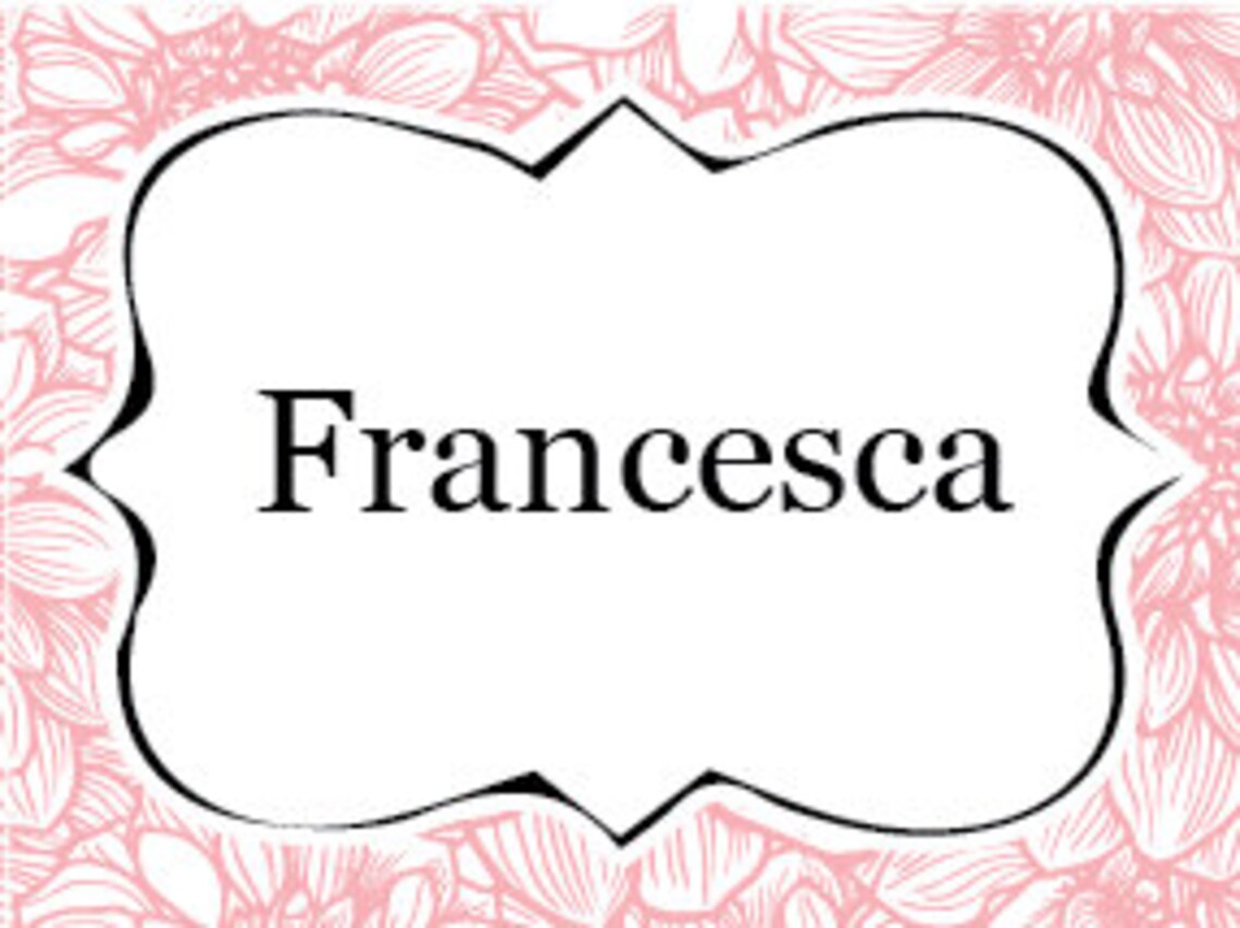 Pretty Name Tags / Pretty Name Stickers / Colorful Hello Labels / Hello ...