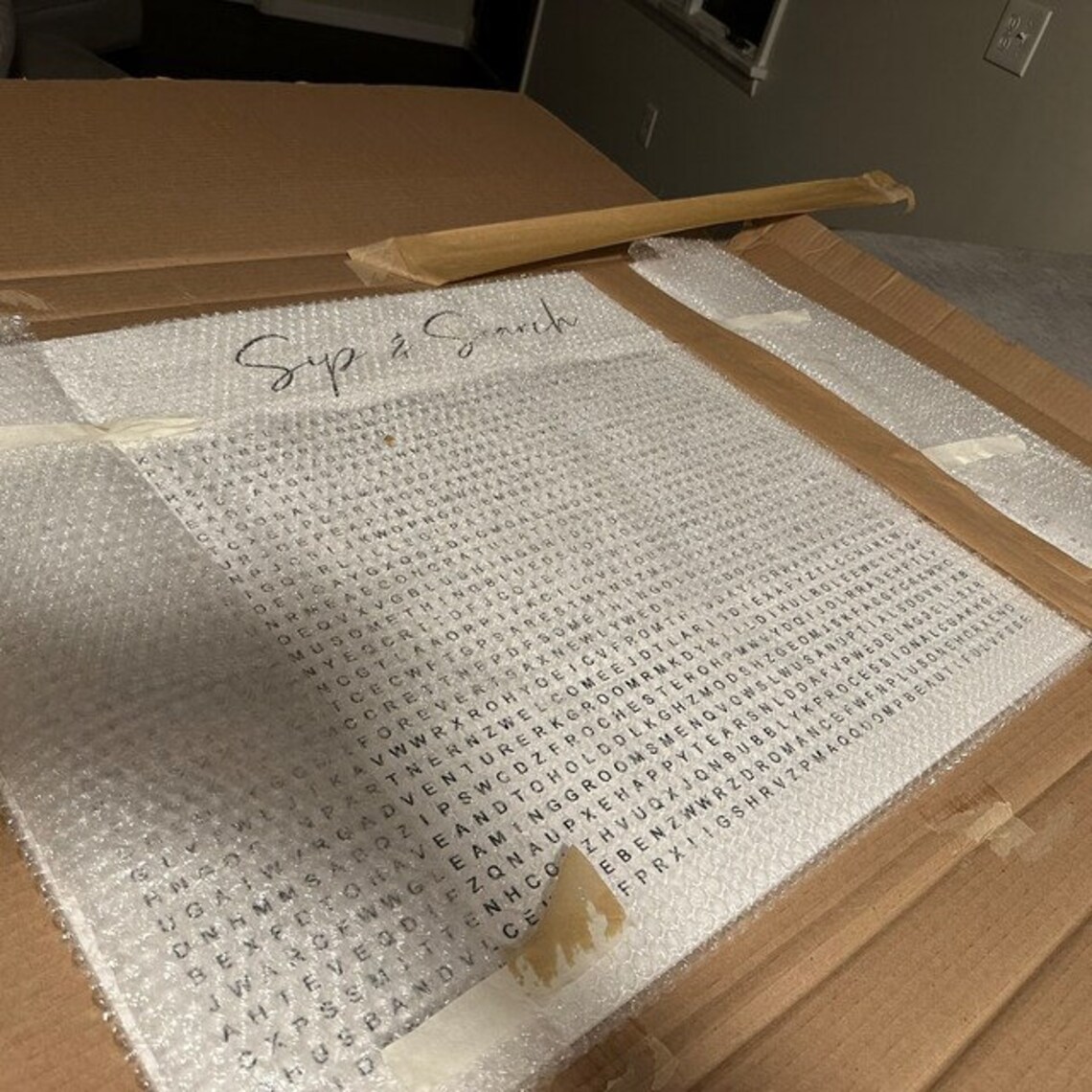 Oversized Word Search Sign / Wedding Shower Game Board / - Etsy