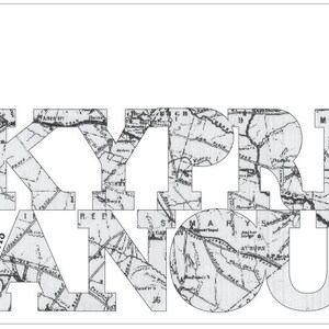 Home Map Print / Last Name Map / Vintage Map Wall Art / Custom Map ...