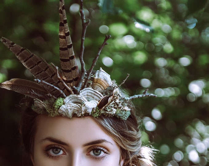 Earth Goddess Crown Woodland Nymph Crown Fairy Crown Earth Goddess