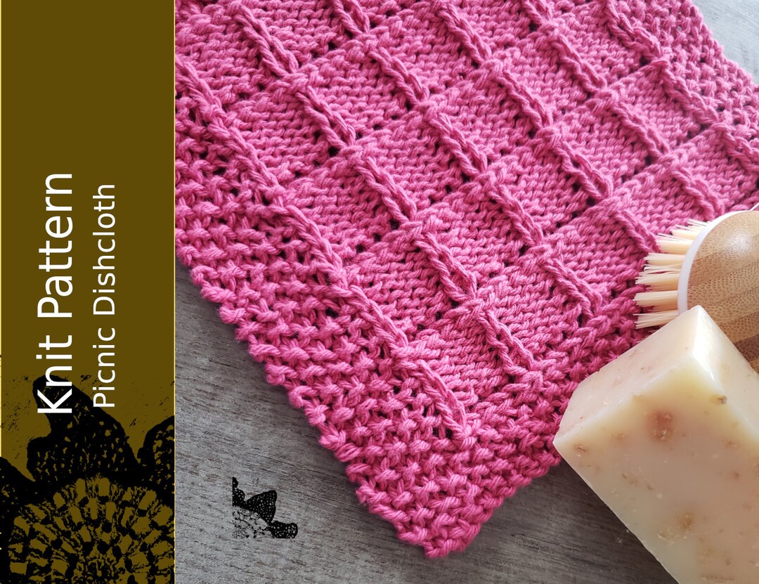 Picnic Dishcloth PDF Pattern - Etsy