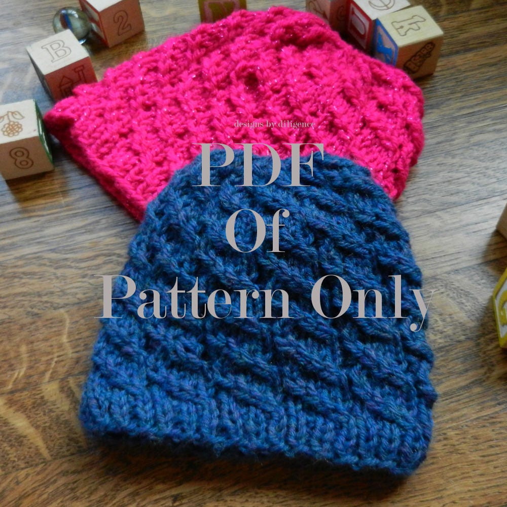 Baby Helix Hat PDF Knitting Pattern - Etsy