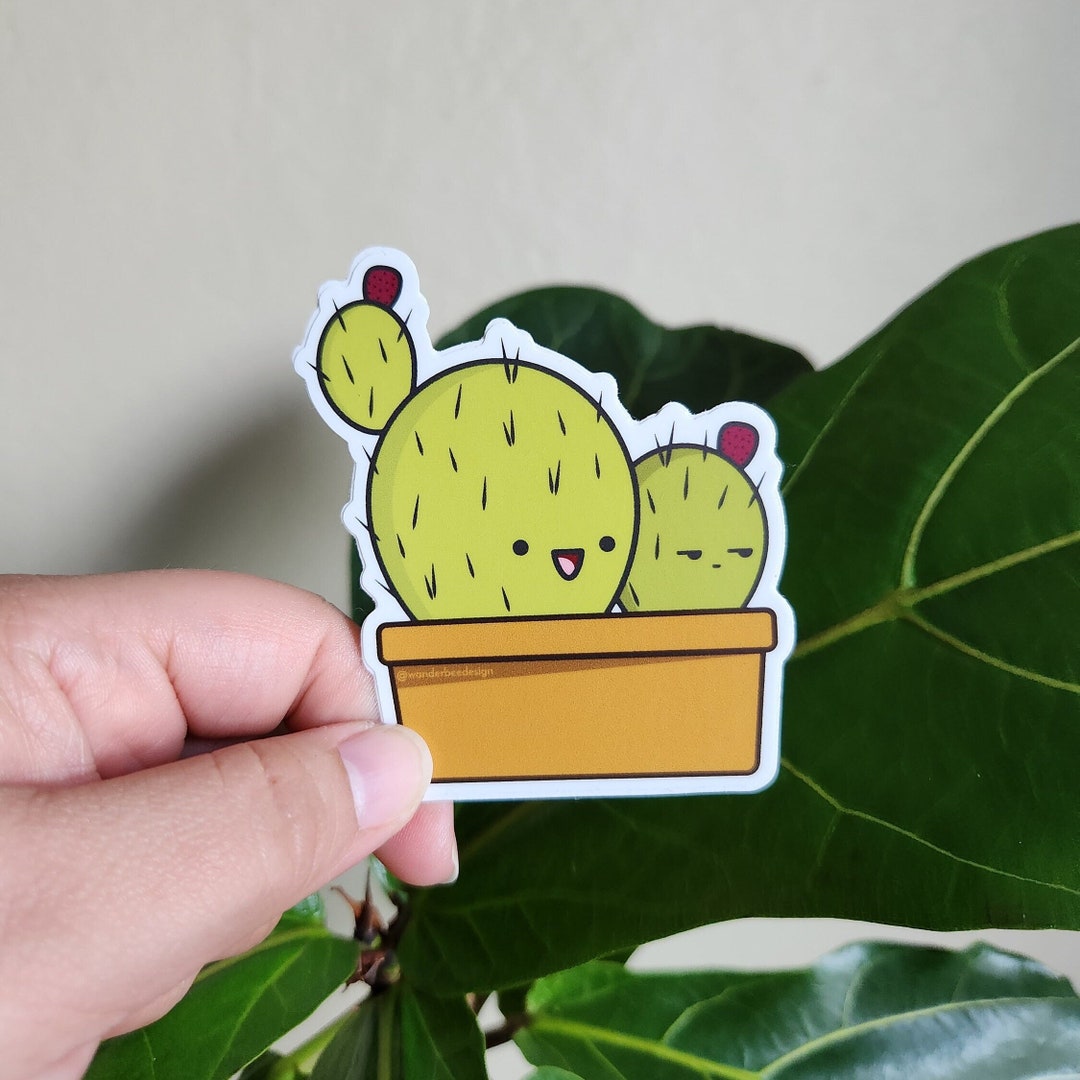 Cactus Duo Vinyl Sticker | Waterproof, Fade Proof, Latino Sticker ...