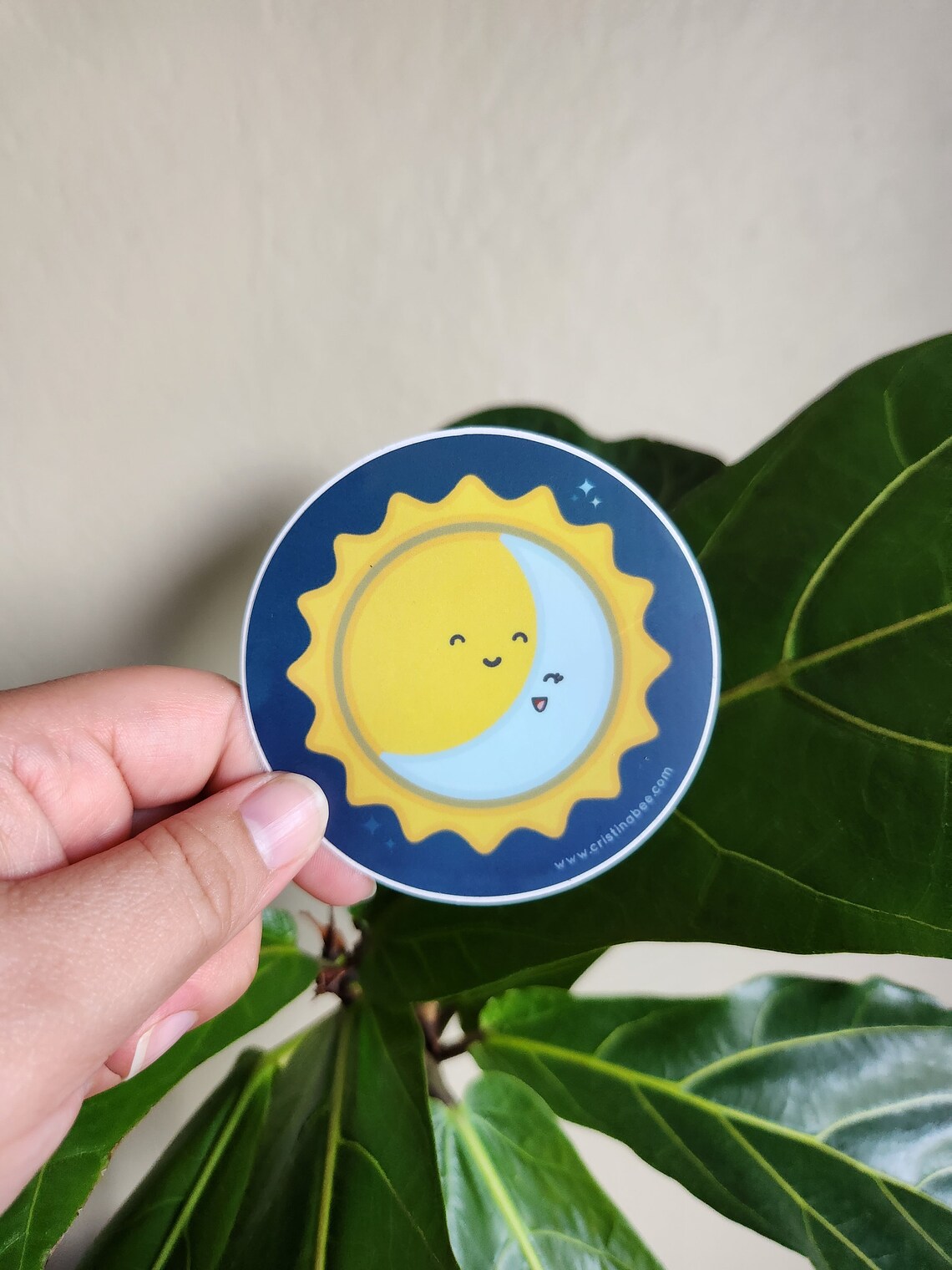 Sol Y Luna Vinyl Sticker Laptop Sticker Waterproof - Etsy