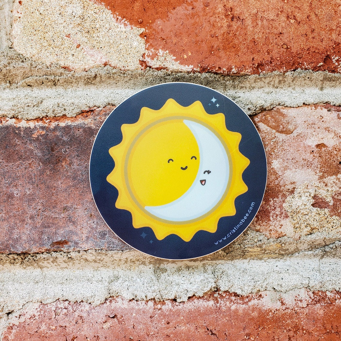 Sol Y Luna Vinyl Sticker Laptop Sticker Waterproof - Etsy