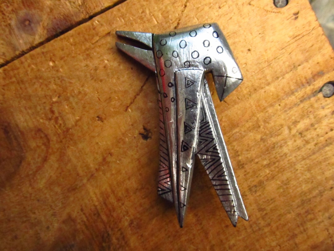 Vintage Laurel Burch Bird Brooch - 1992 Signed Laurel Burch Wooden Bird ...