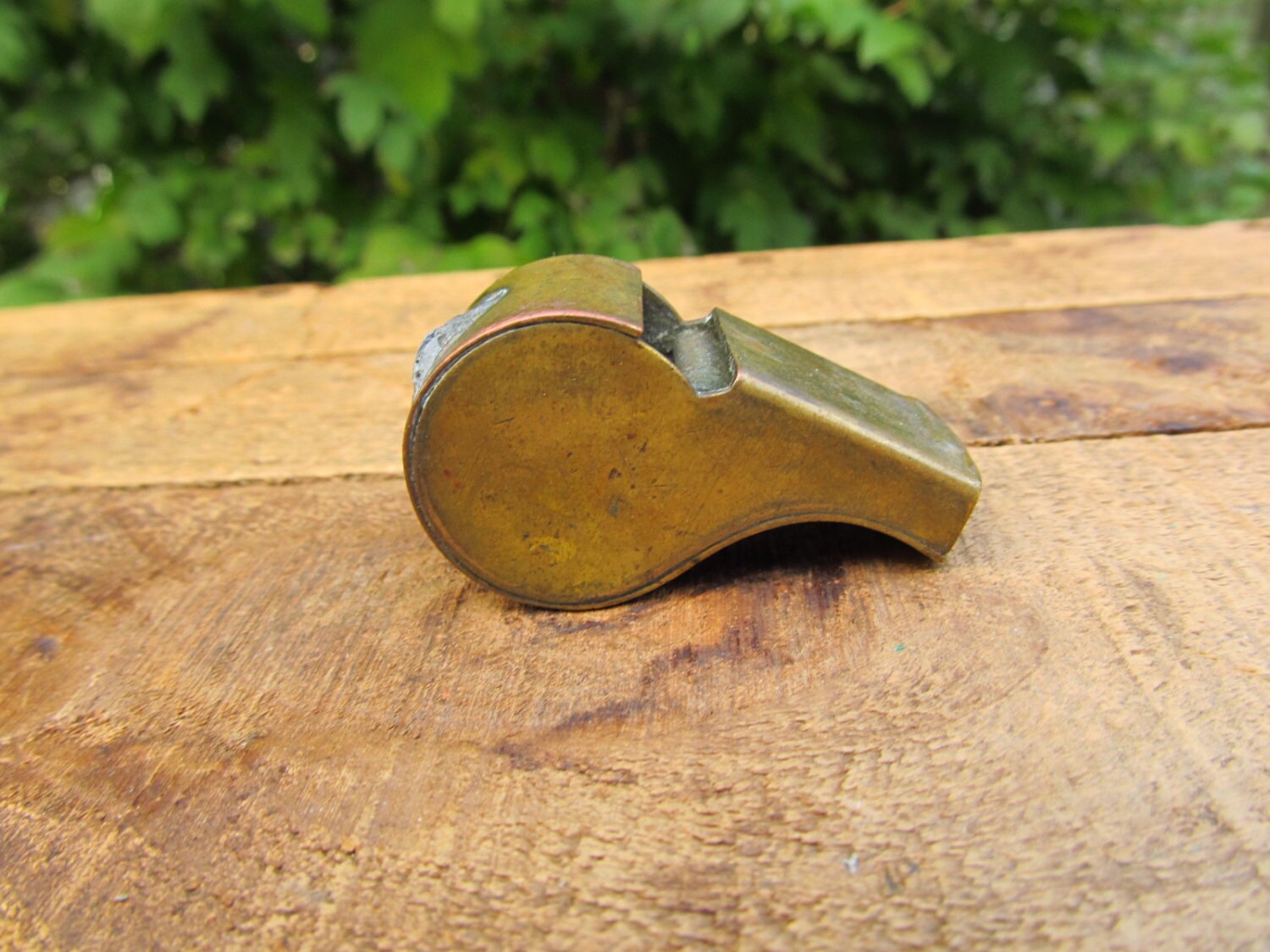 Vintage Brass Military Whistle Brass Army Navy Meyer Whistle Etsy