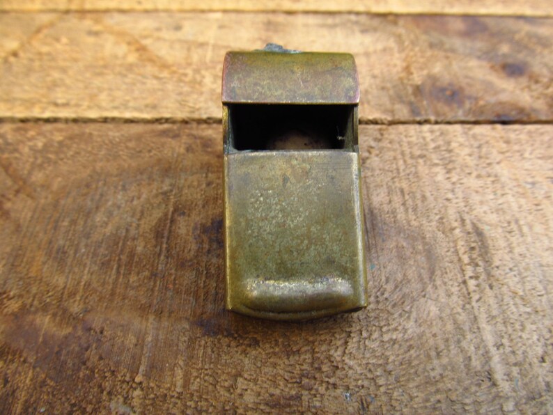 Vintage Brass Military Whistle Brass Army Navy Meyer Whistle Etsy