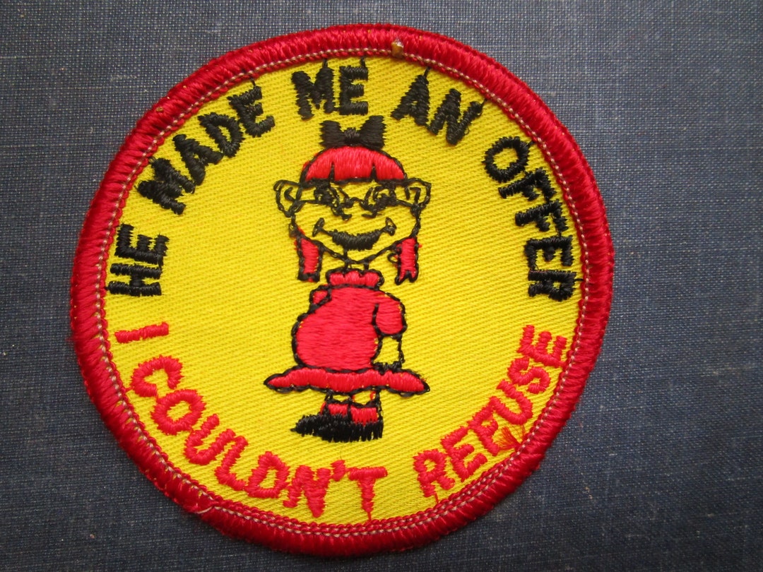 Naughty 1970's Patch Dirty Patches 70's Novelty Patch - Etsy
