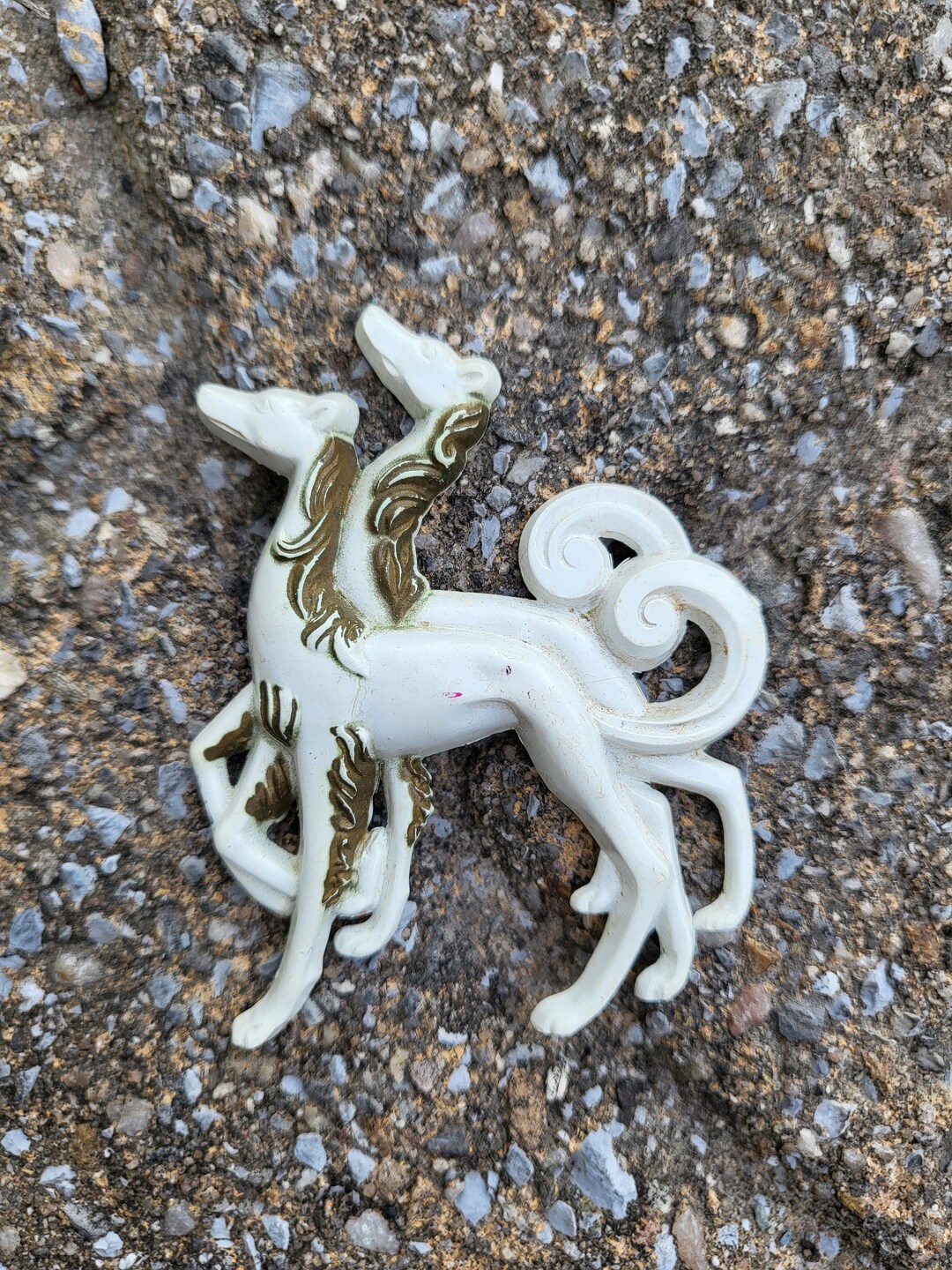 Vintage 1920 Art Deco Celluloid Plastic Whippet Greyhound Irish Wolf ...