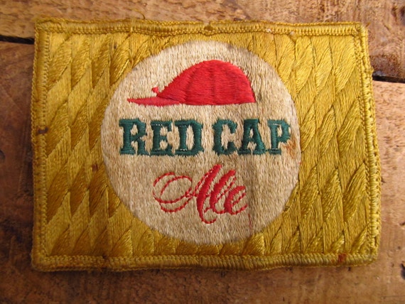 Vintage Red Cap Ale Beer Uniform Brewery Patch Vintage | Etsy