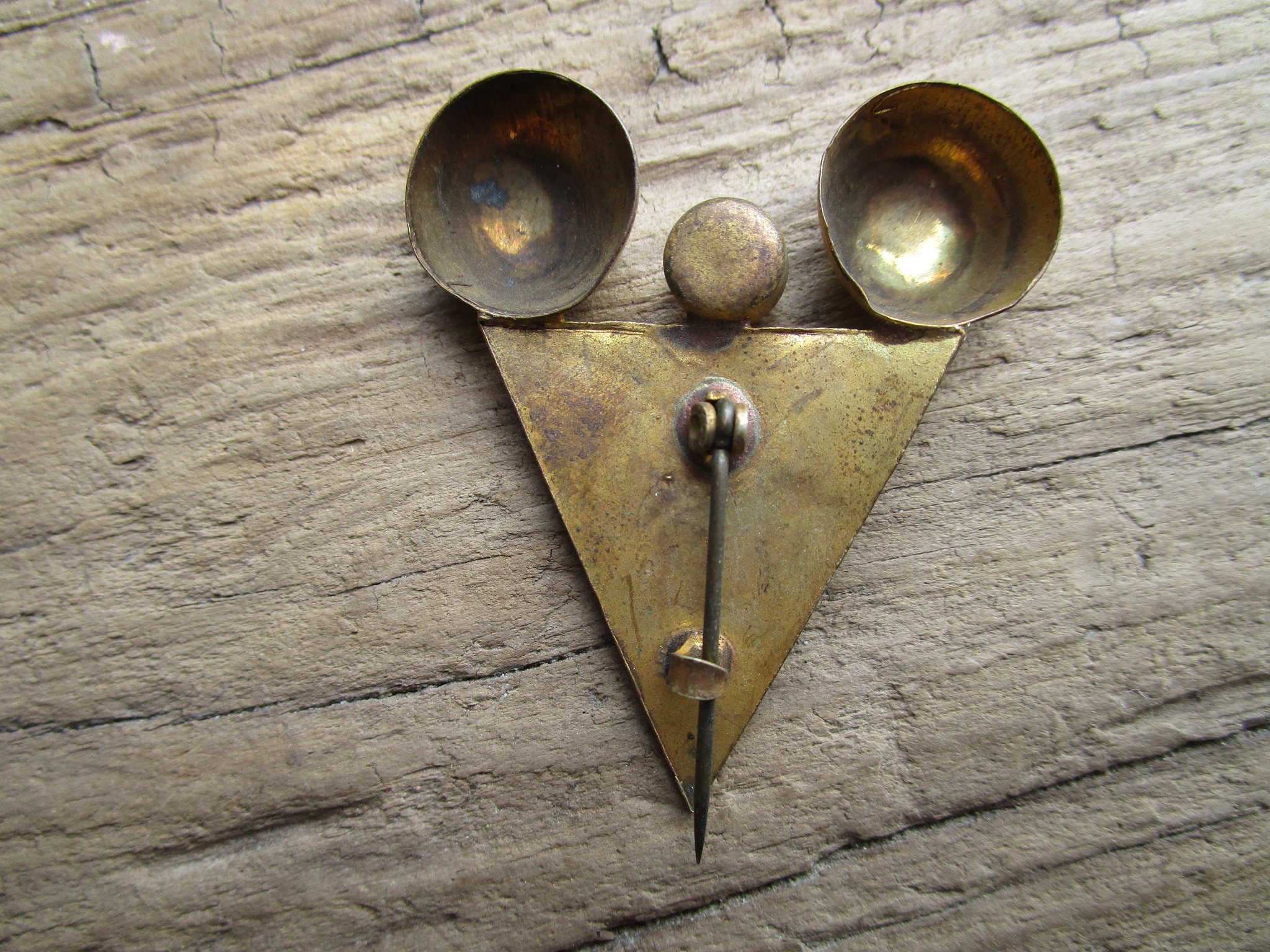 Vintage Art Deco Pin New Old Stock 1920 1930's Brass - Etsy