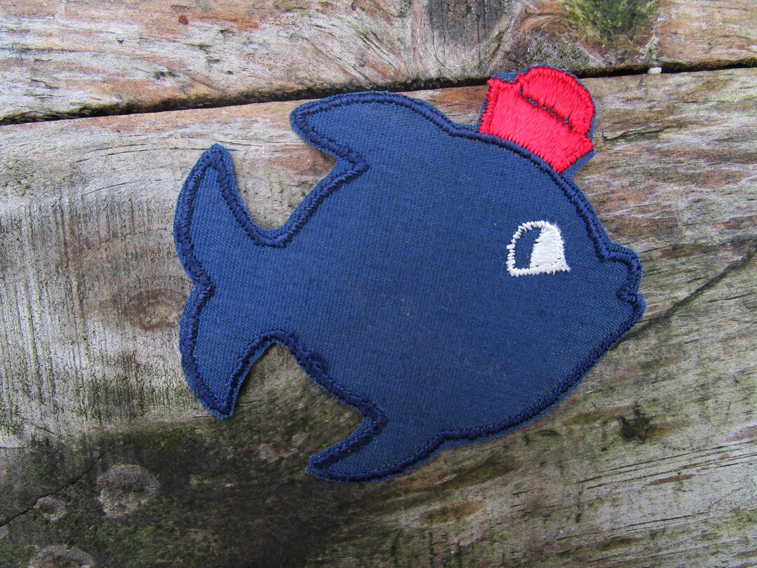 Vintage Fish Patch - Silly Fish Patch - 1970's Fish Patch - Etsy