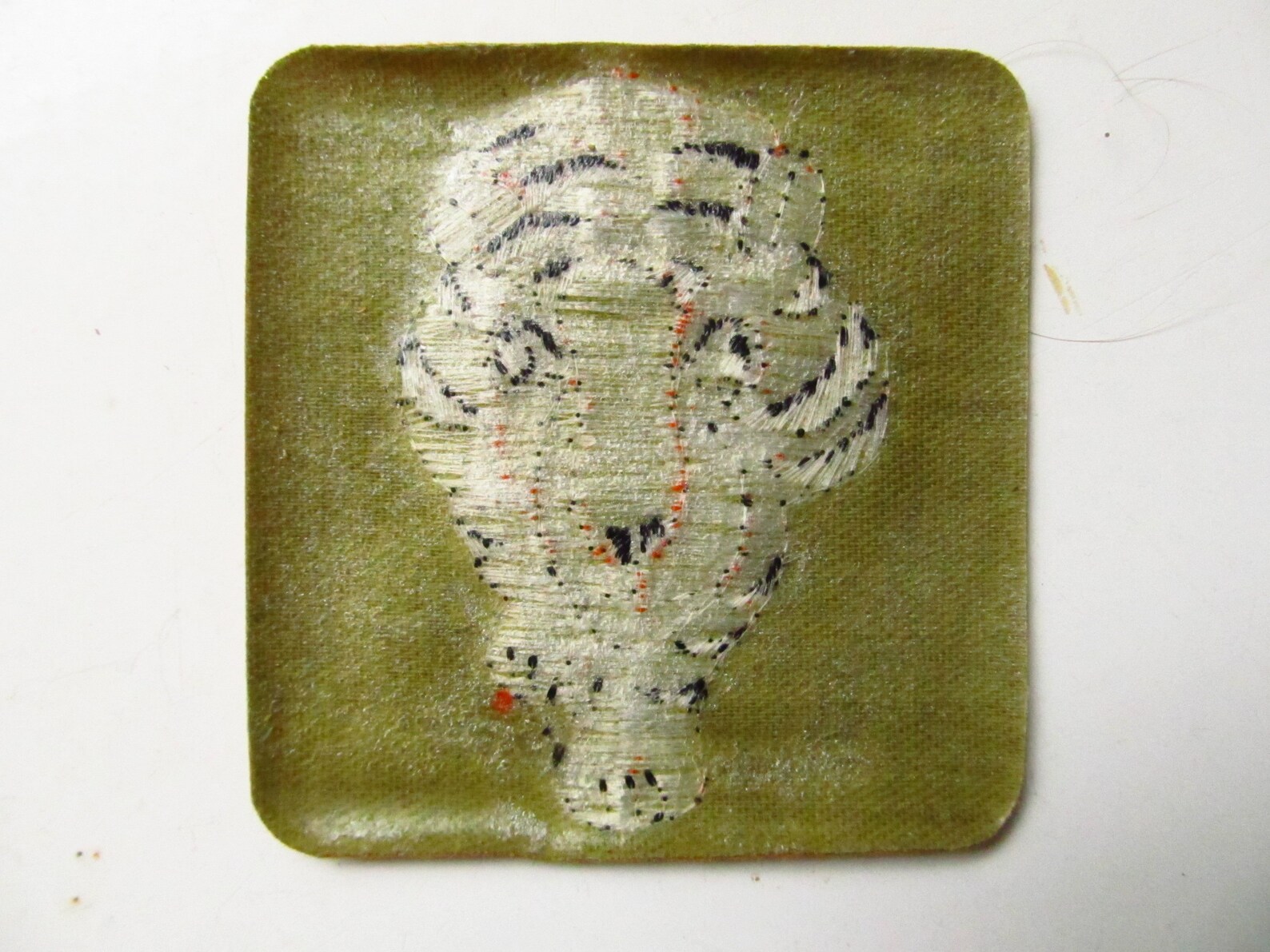 Vintage Embroidered Tiger Patch - 1970's Tiger Patch - Etsy