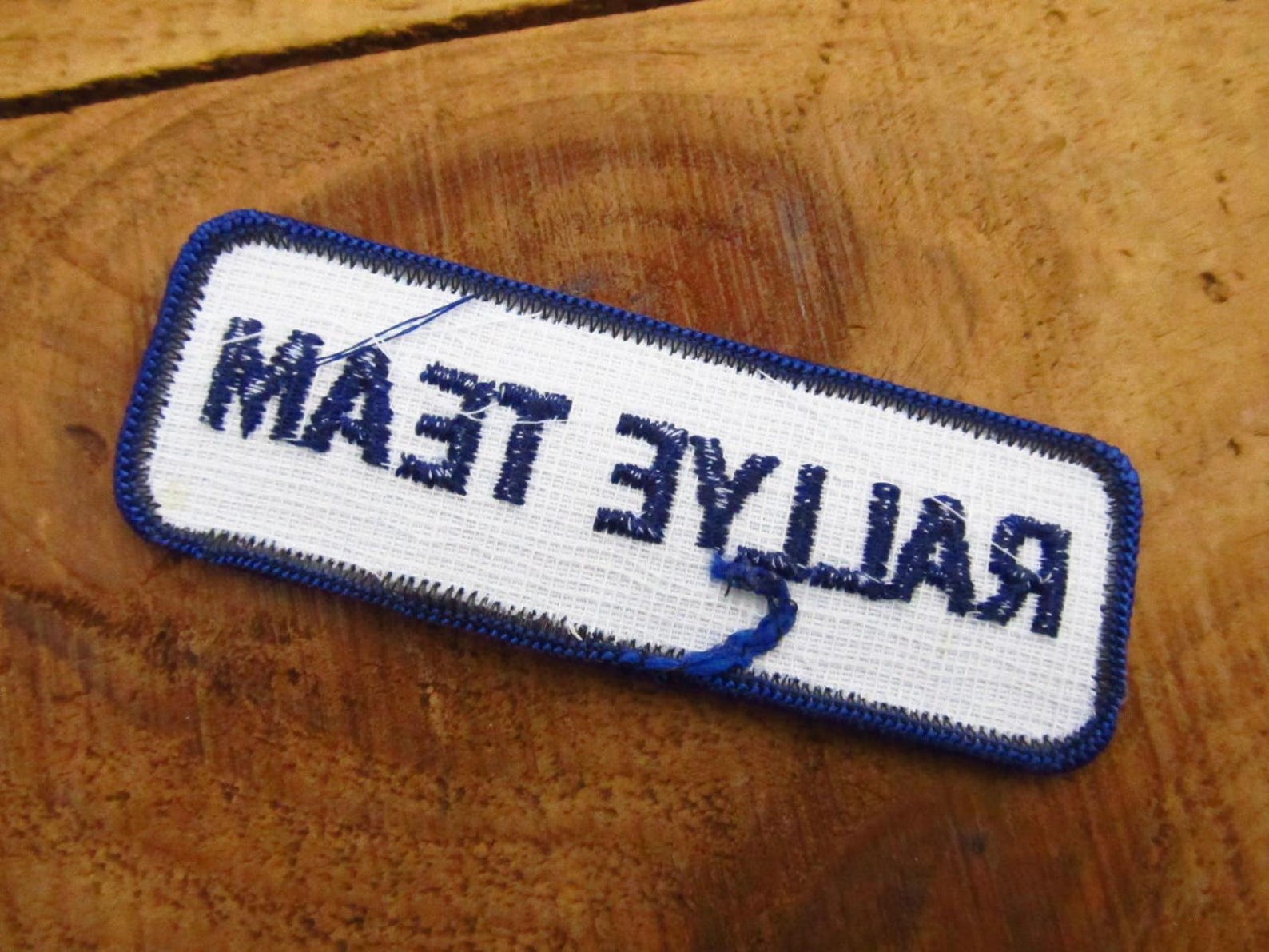 Vintage Rallye Racing Team Patch Rallye Car Racing Patch Racing Team ...