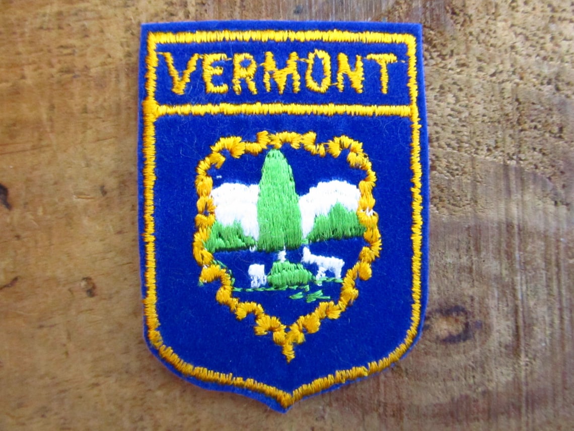 Vintage Vermont Patch Vermont Souvenir Patch Vermont - Etsy