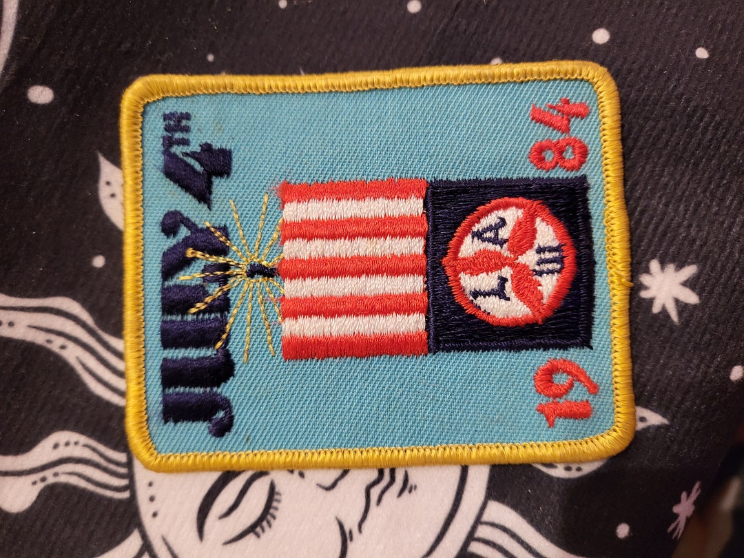 July 4th 1984 Vintage Firecracker Patch Badge Sew on Un Used - Etsy