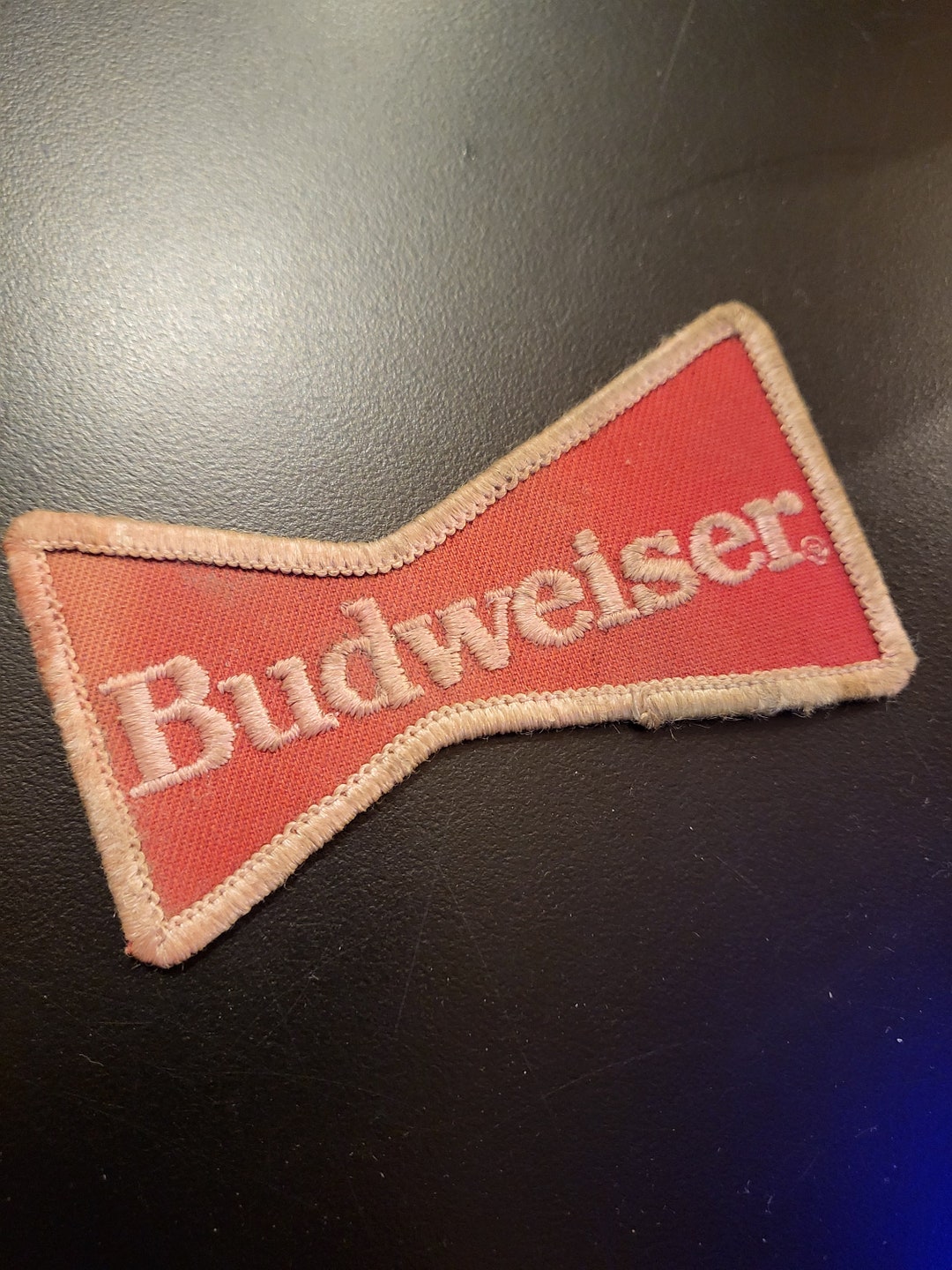 Budweiser Brand Red White Patch Badge - Etsy