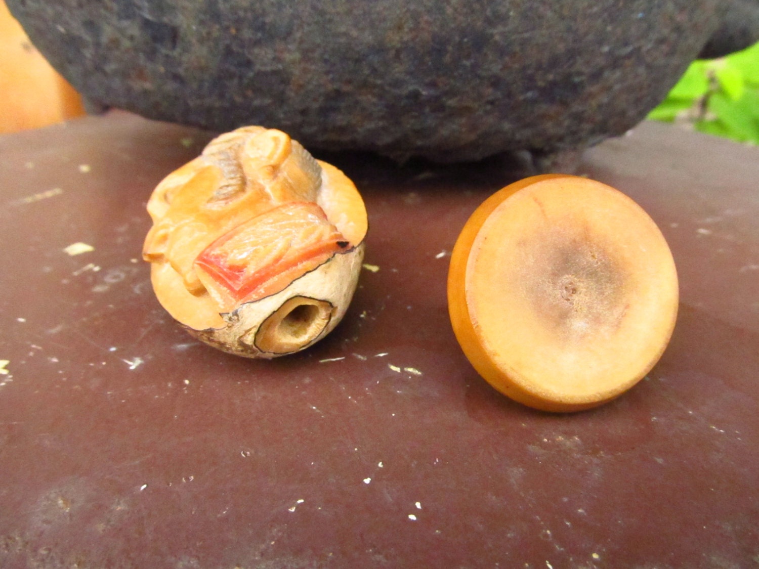 Antique Nut Carving Antique Tagua Nut Portrait Carving - Etsy