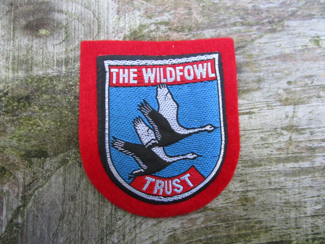 Vintage European Souvenir Patch - the Wildfowl Trust Patch - Etsy