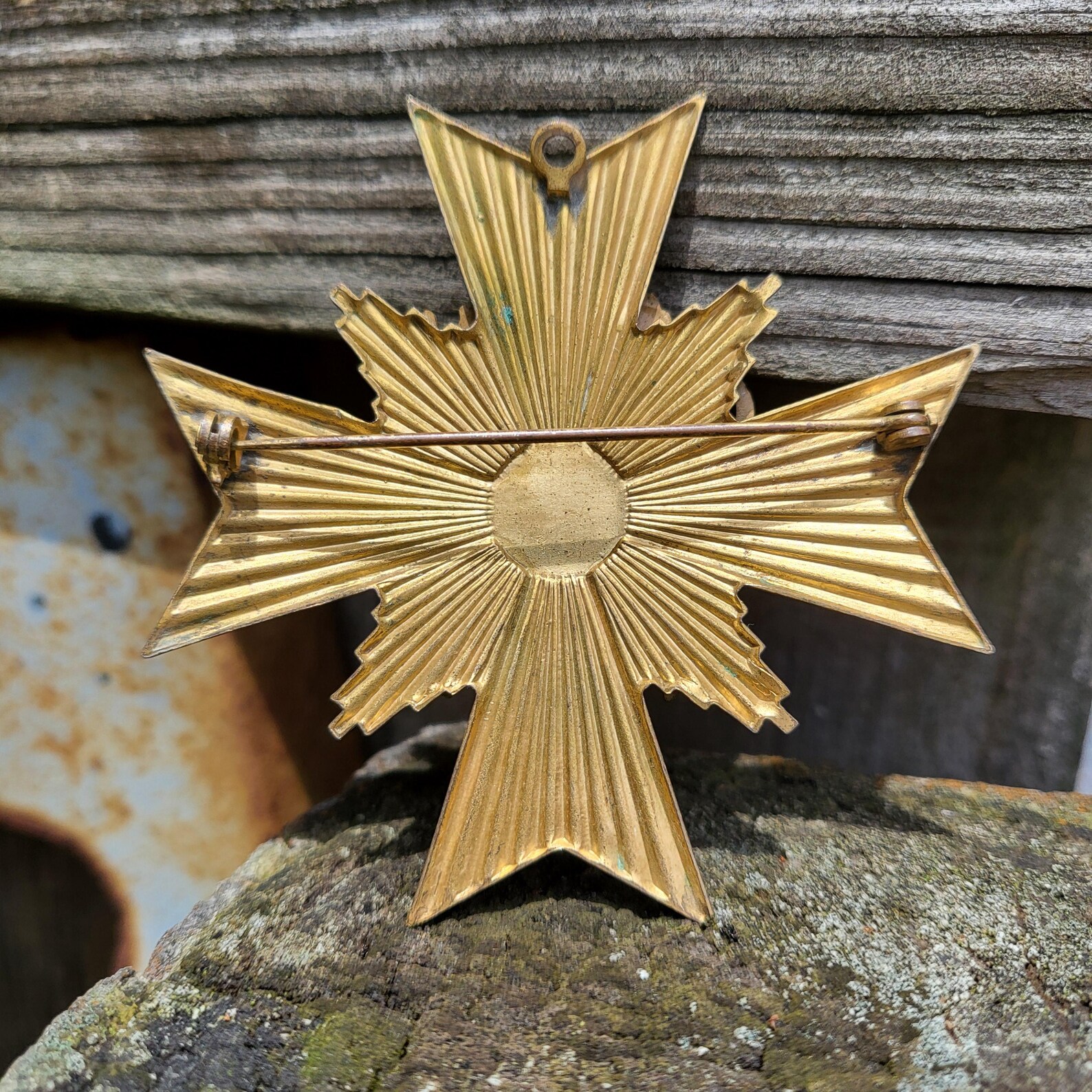 Vintage Maltese Cross Shield Coat of Arms Crest Heraldic Service ...