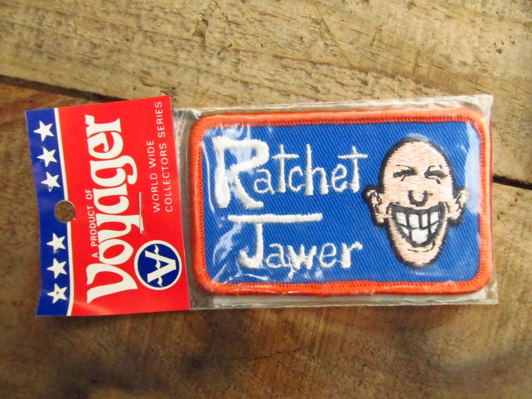 Vintage 1970's CB Ratchet Jaw Patch - Voyager Trucker CB Patch ...