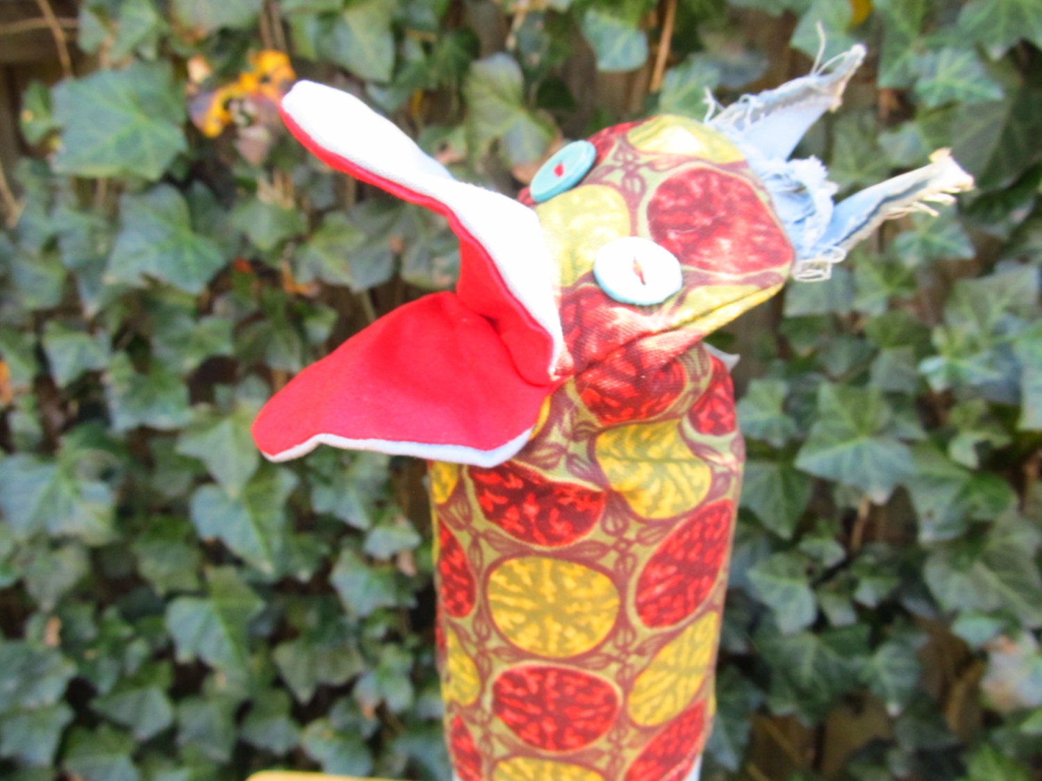 Vintage Hand-made Hand Puppet Cotton Material Folk Art Hand - Etsy