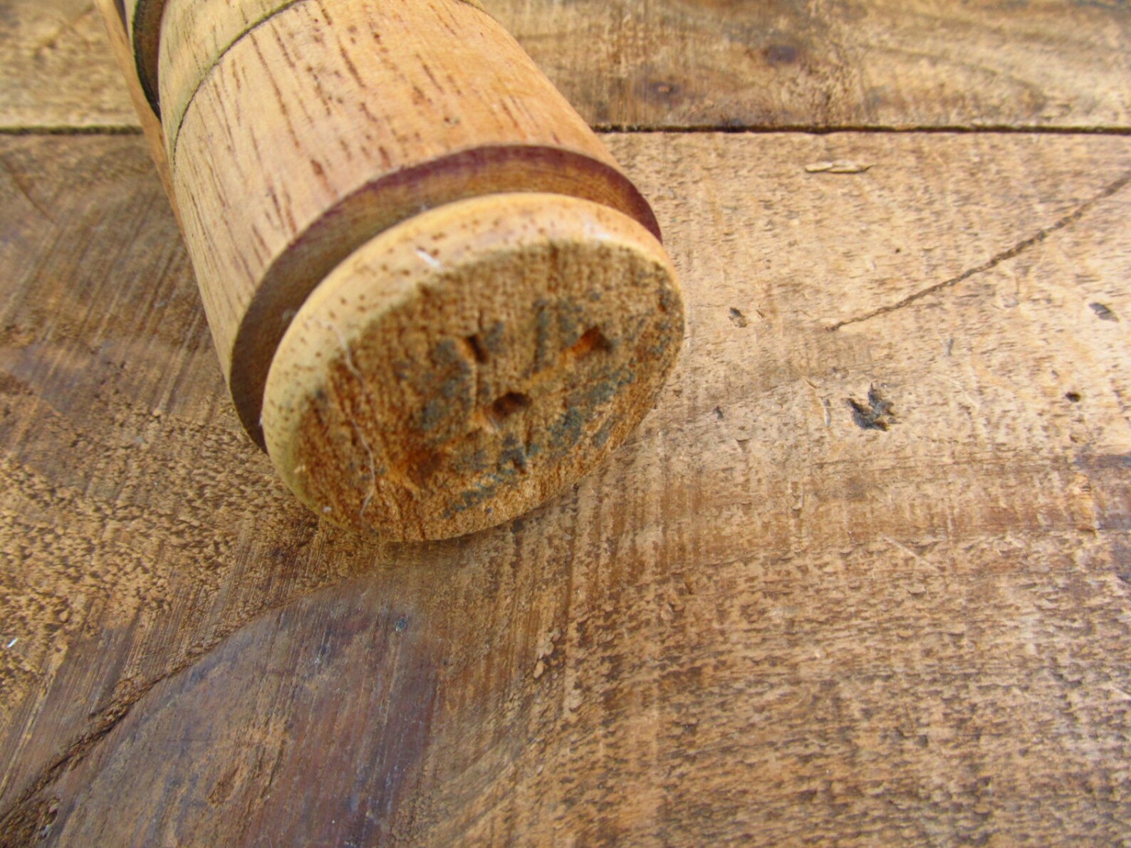 Vintage Folk Art Spool Doll - Hand Turned Spindle Doll - Wooden Folk ...