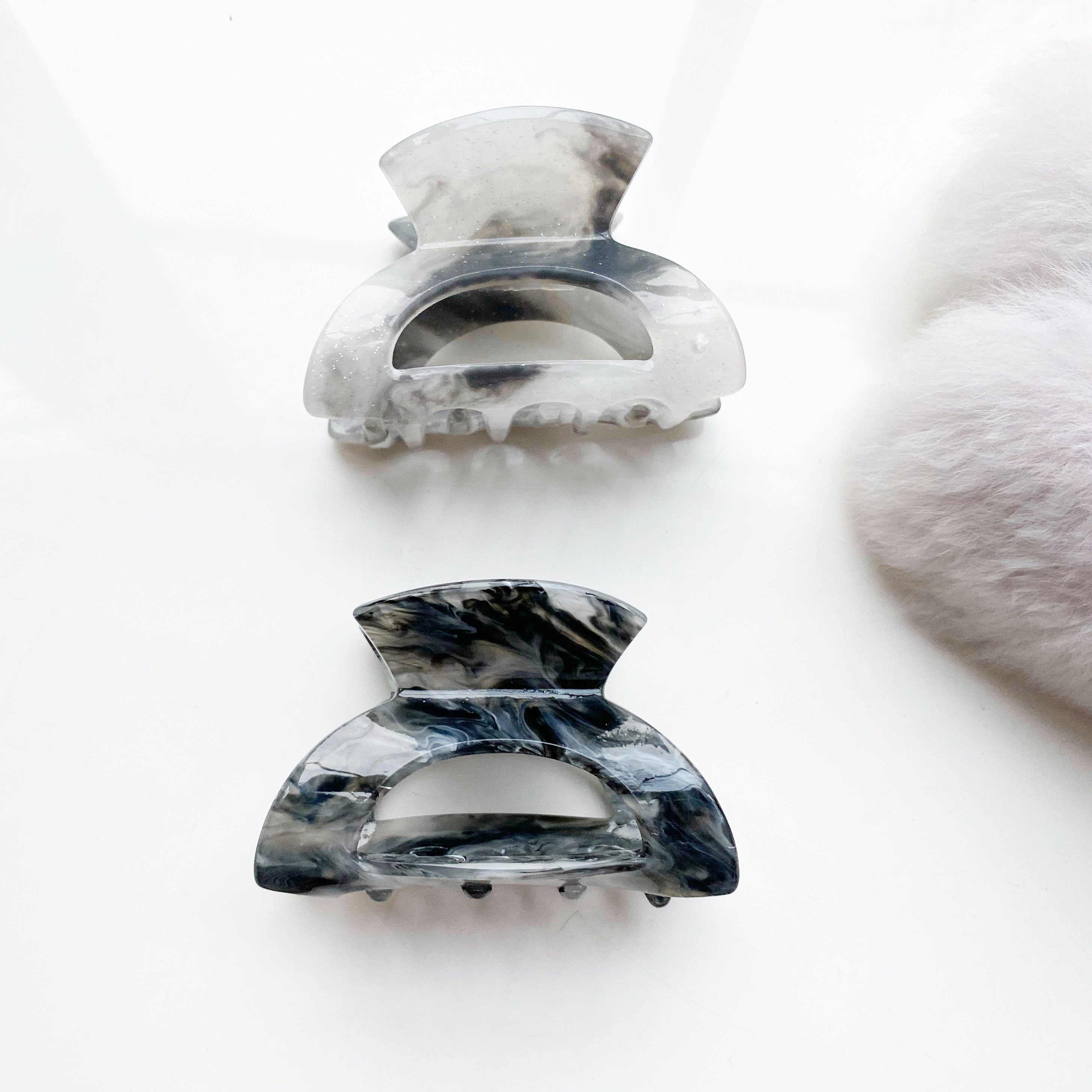 Medium Claw Clips Marbled Medium Hair Claw Clips Christmas - Etsy UK