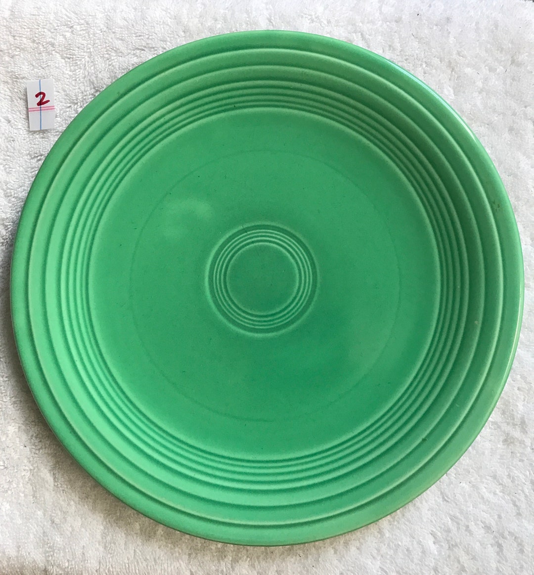 VINTAGE FIESTA Light Green Luncheon Plate - Etsy