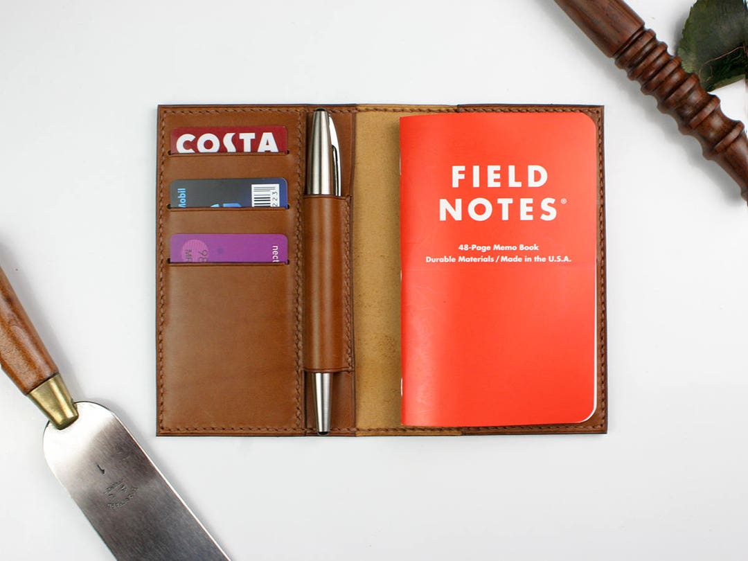 Leather Field Notes Cover-leather Notebook Cover- Moleskine Leather ...