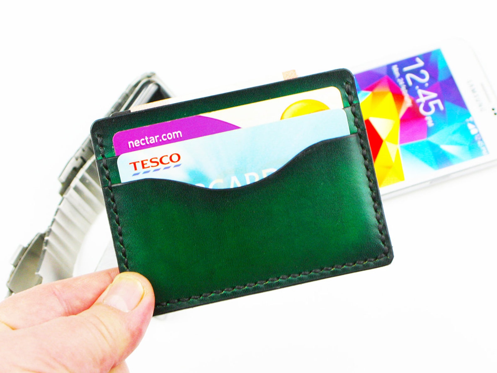 Handmade Front Pocket Wallet Slim Card Holder Wallet Free - Etsy