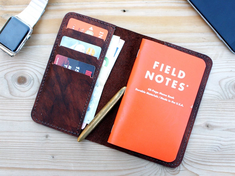 Field Notes Cover Field Notes Wallet Notebook Leather Cover - Etsy