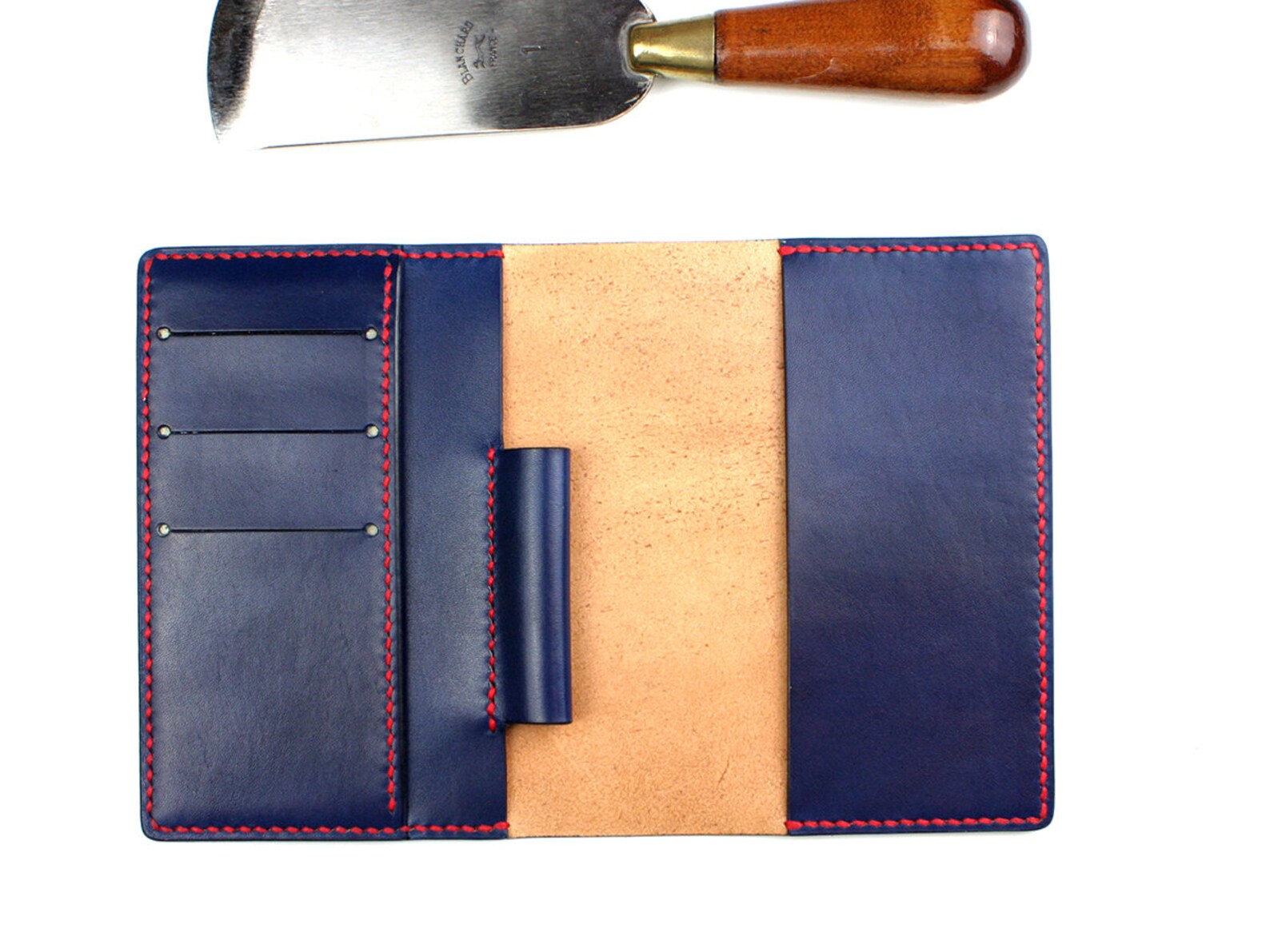 Leather Field Notes Cover-pocket Notebook Cover With Pen | Etsy