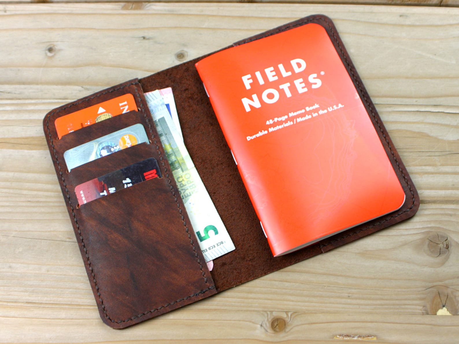 Field Notes Cover Field Notes Wallet Notebook Leather Cover - Etsy