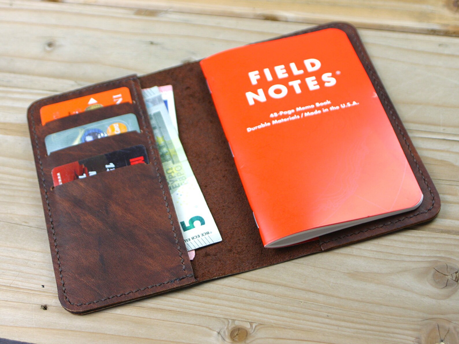 Field Notes Cover Field Notes Wallet Notebook Leather Cover | Etsy
