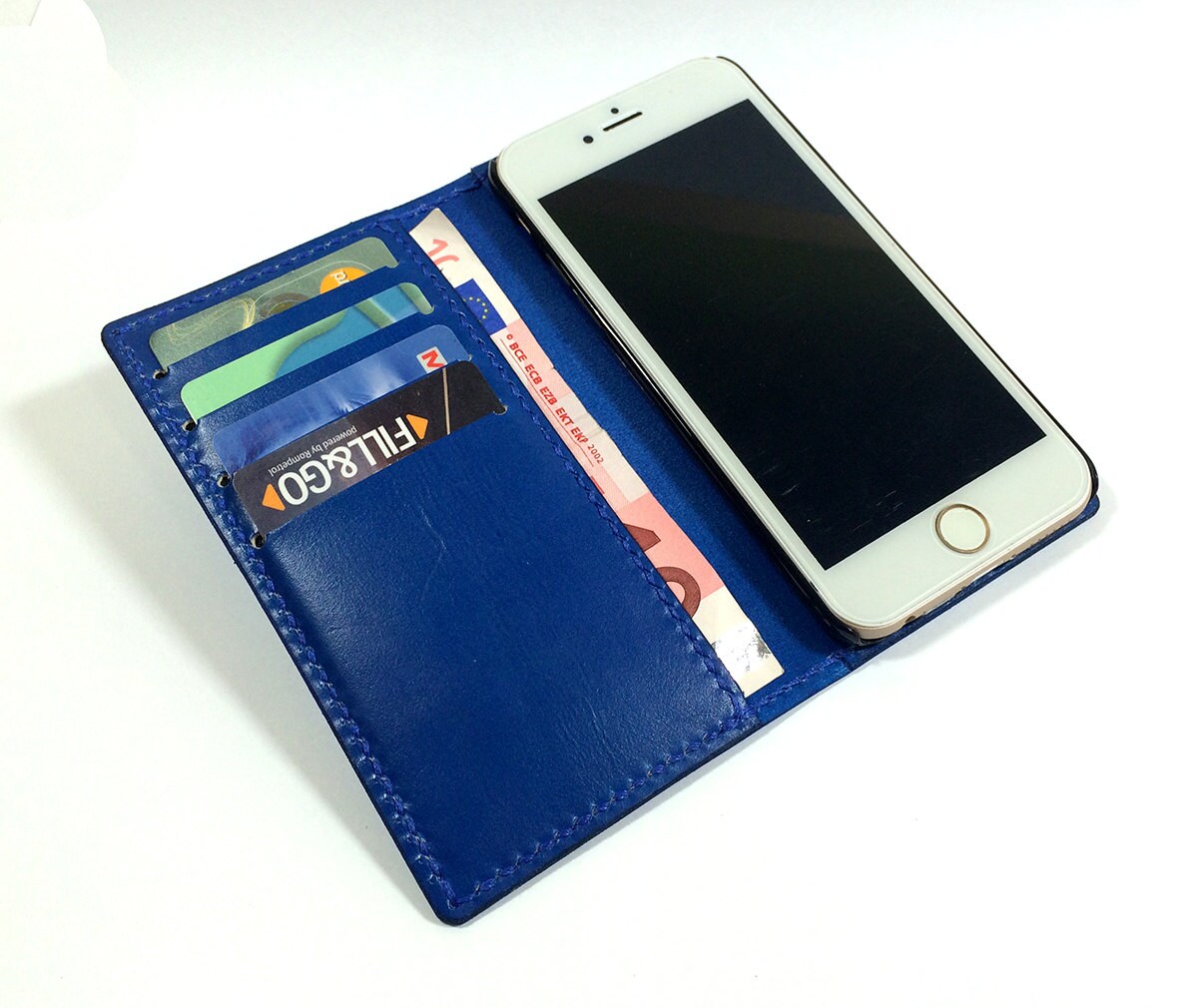 Handmade Leather iPhone 8 Case wallet iPhone 8 Plus Wallet | Etsy